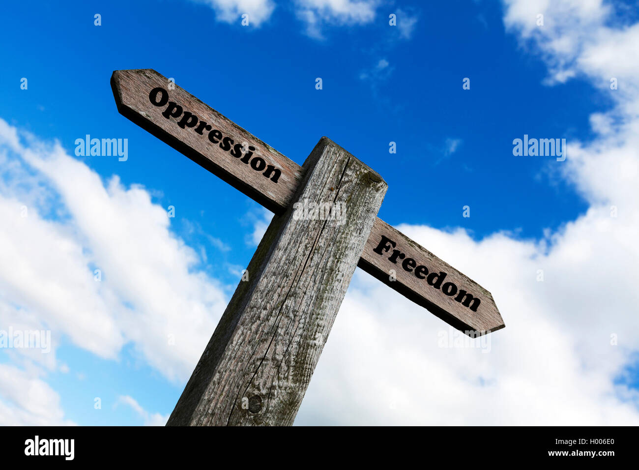 Oppression freedom Oppressed free concept sign choice choose life ...