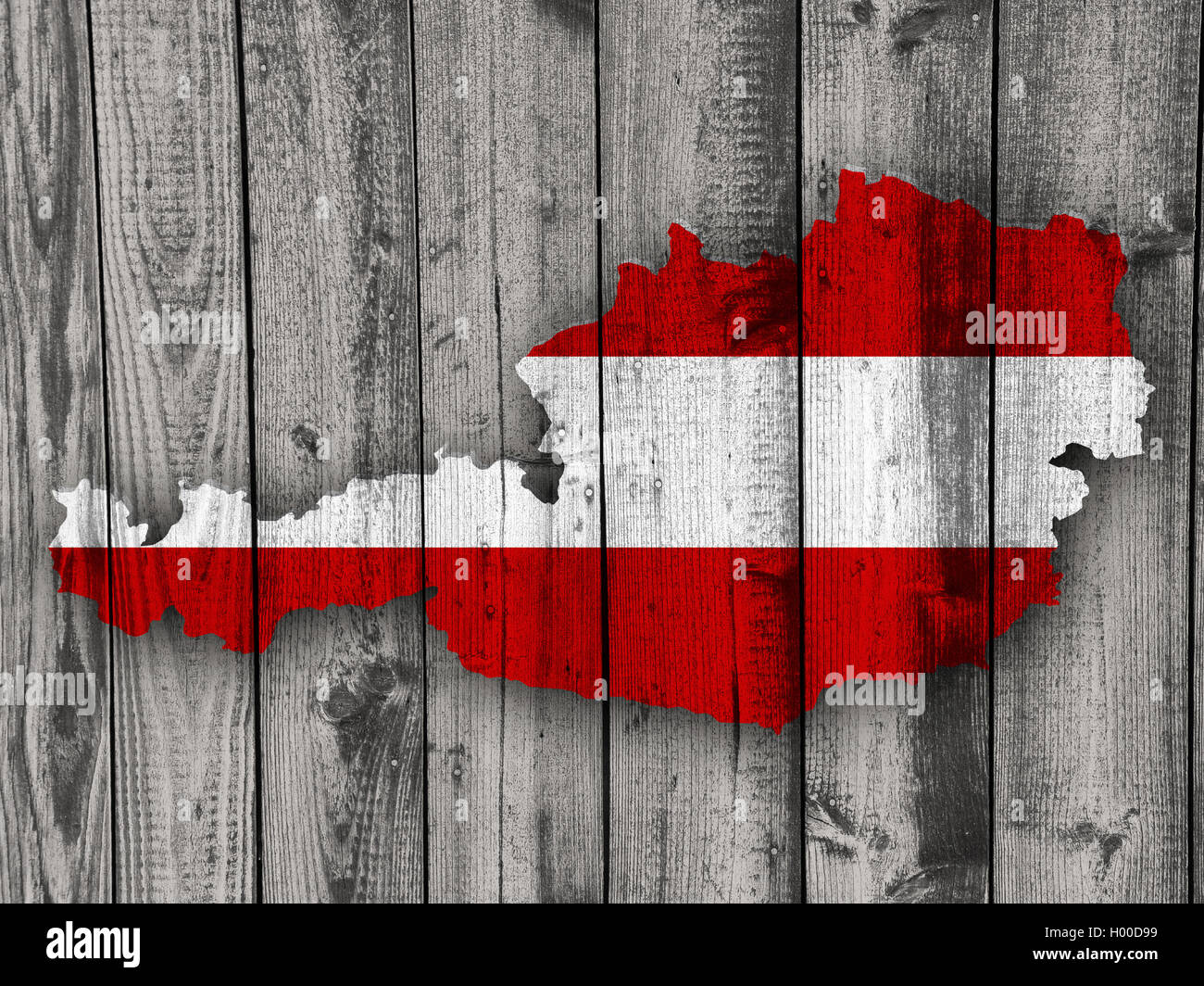 Flag and land on background Stock Photo - Alamy