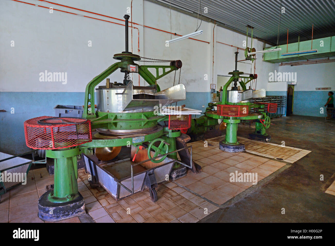 seventy year old still working tea macerator of the Seyte Tea Company ...