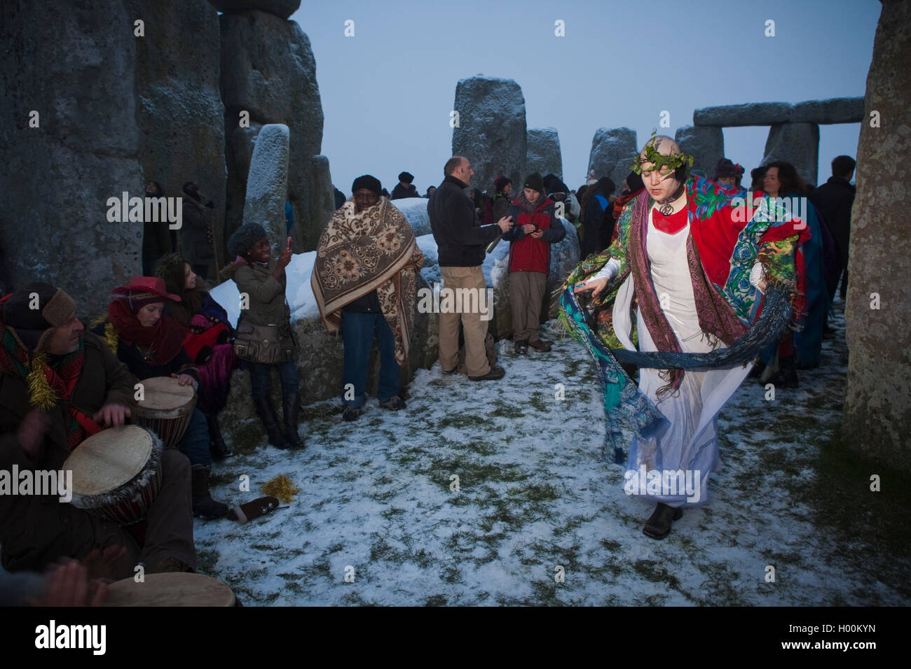 Stonehenge ancient neolithic stone circle on Salisbury plain ...