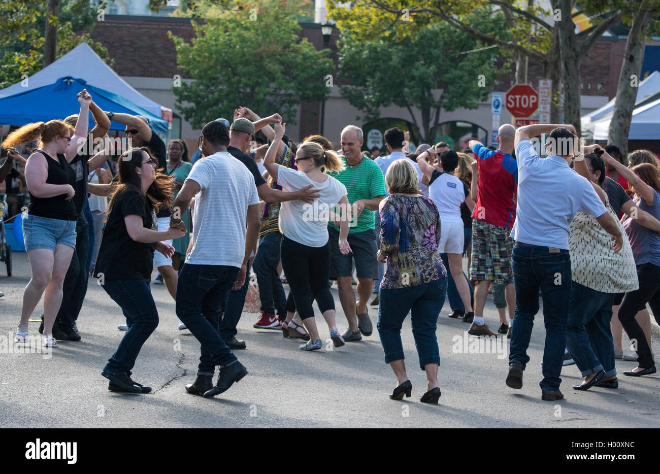 People Dancing In The Street