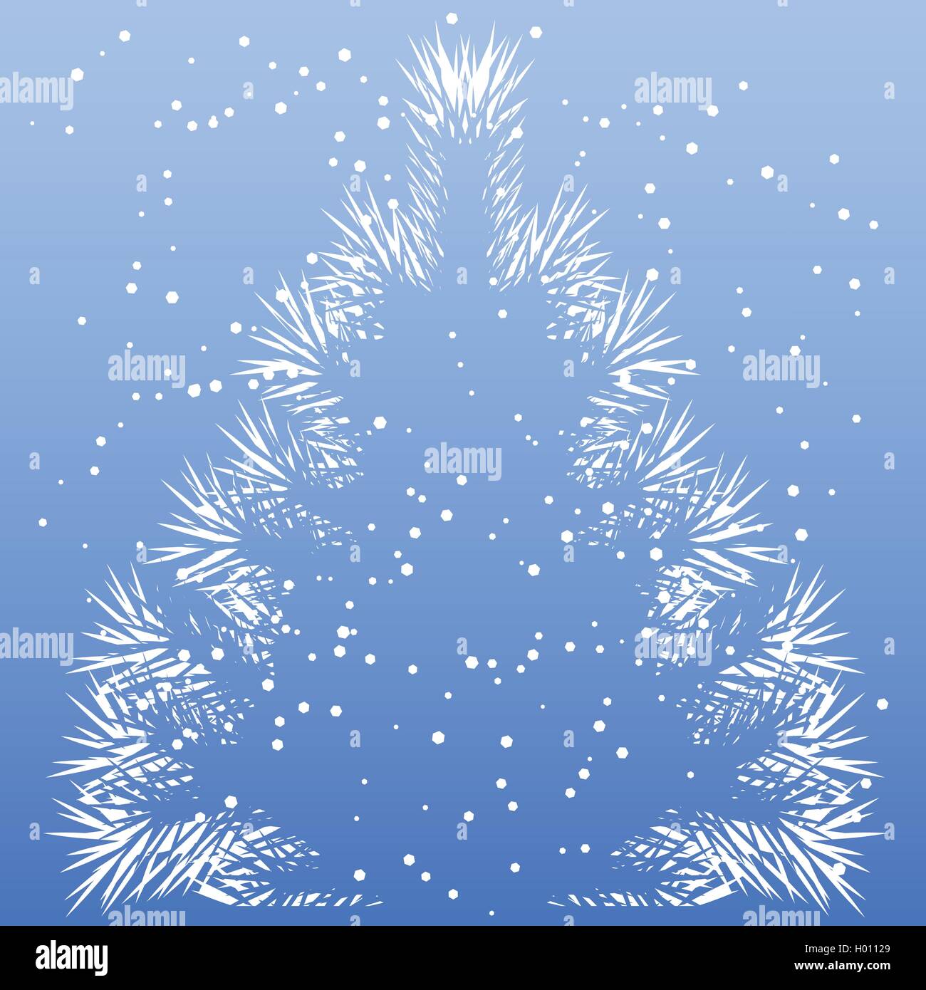 Frost blue sky Stock Vector Images - Alamy