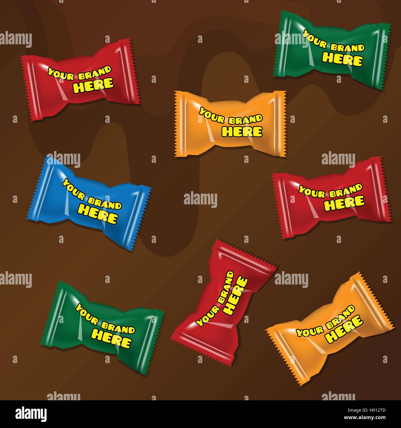 Open sweet packet blank Stock Vector Images - Alamy