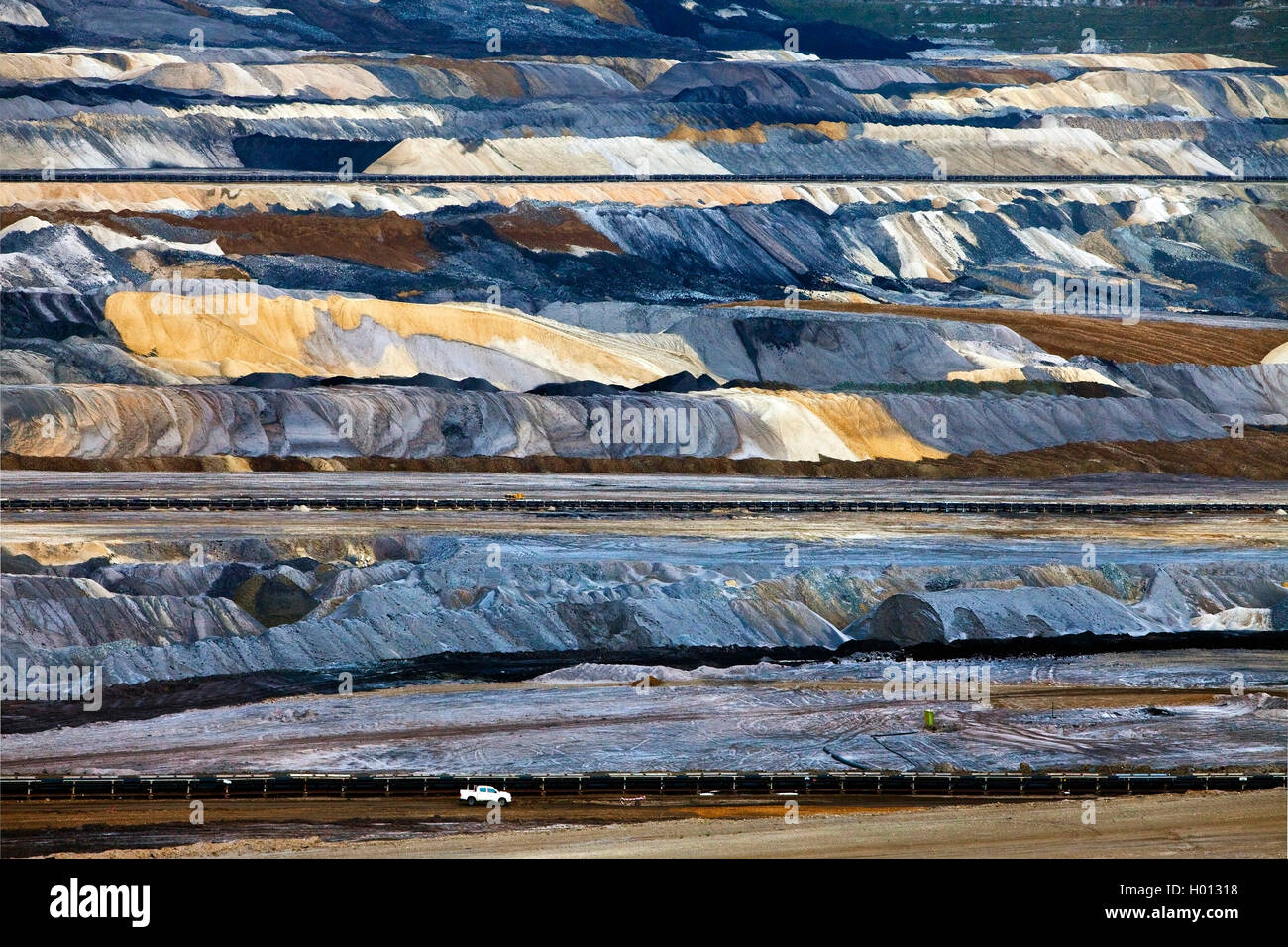 brown coal surface mining Inden, Germany, North Rhine-Westphalia, Inden ...