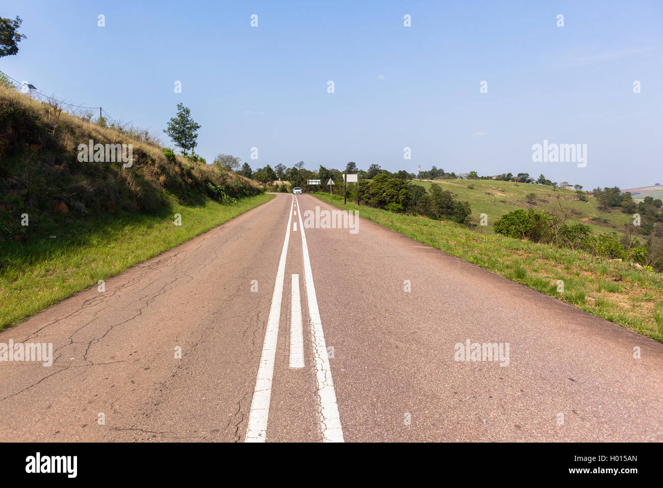 Old main road single lane up through rural countryside Stock Photo - Alamy