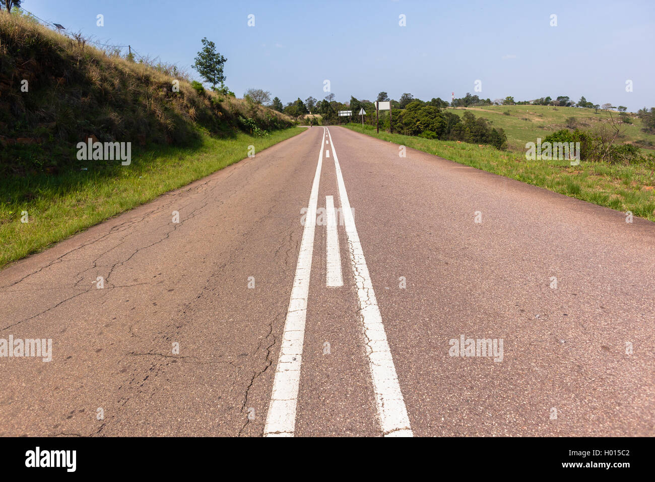 Old main road single lane up through rural countryside Stock Photo - Alamy