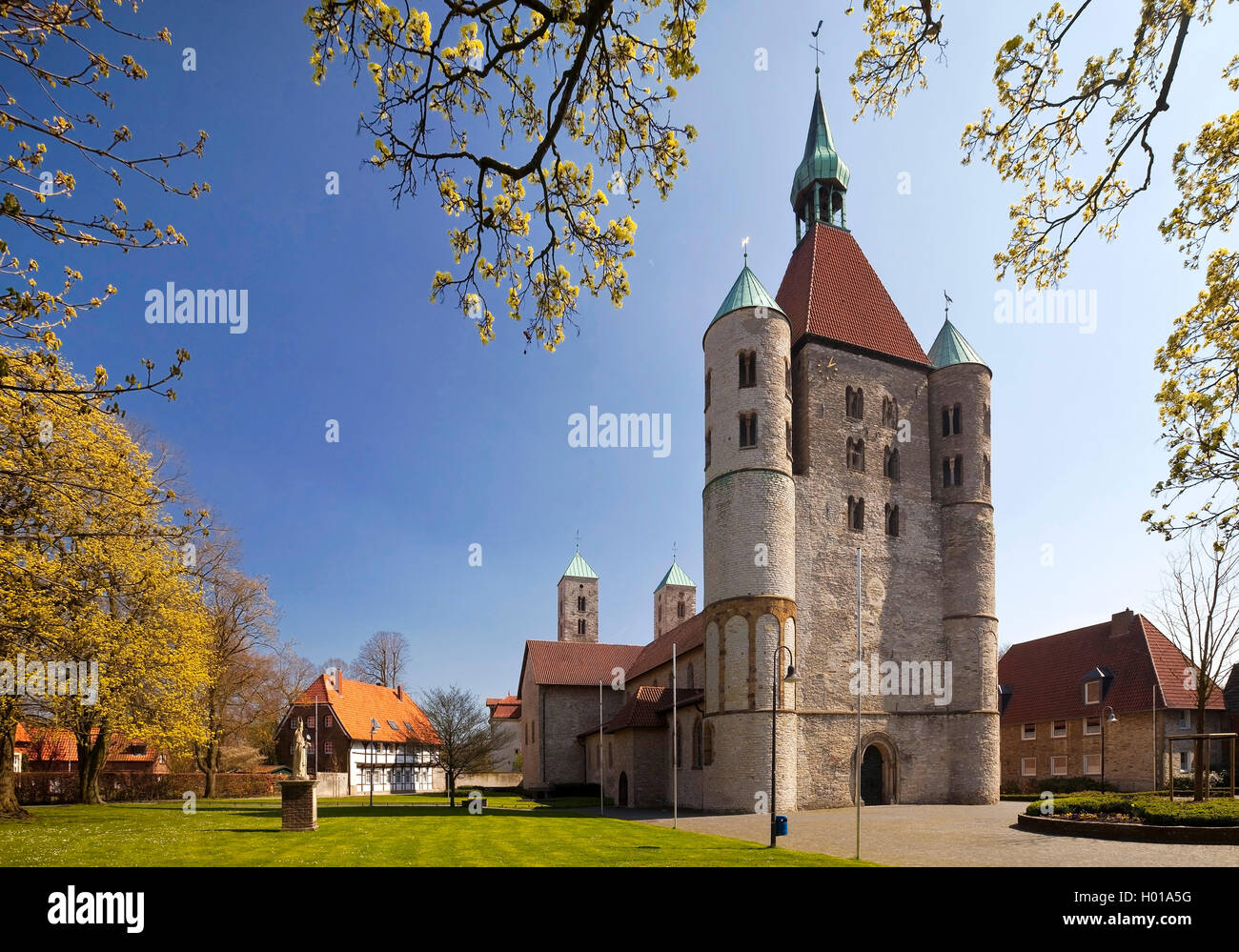 church St. Bonifatius in Warendorf-Freckenhorst, Germany, North Rhine ...