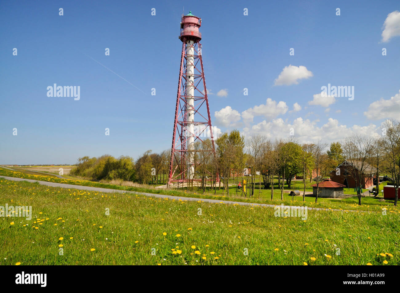 Campen lighthouse in spring hi-res stock photography and images - Alamy