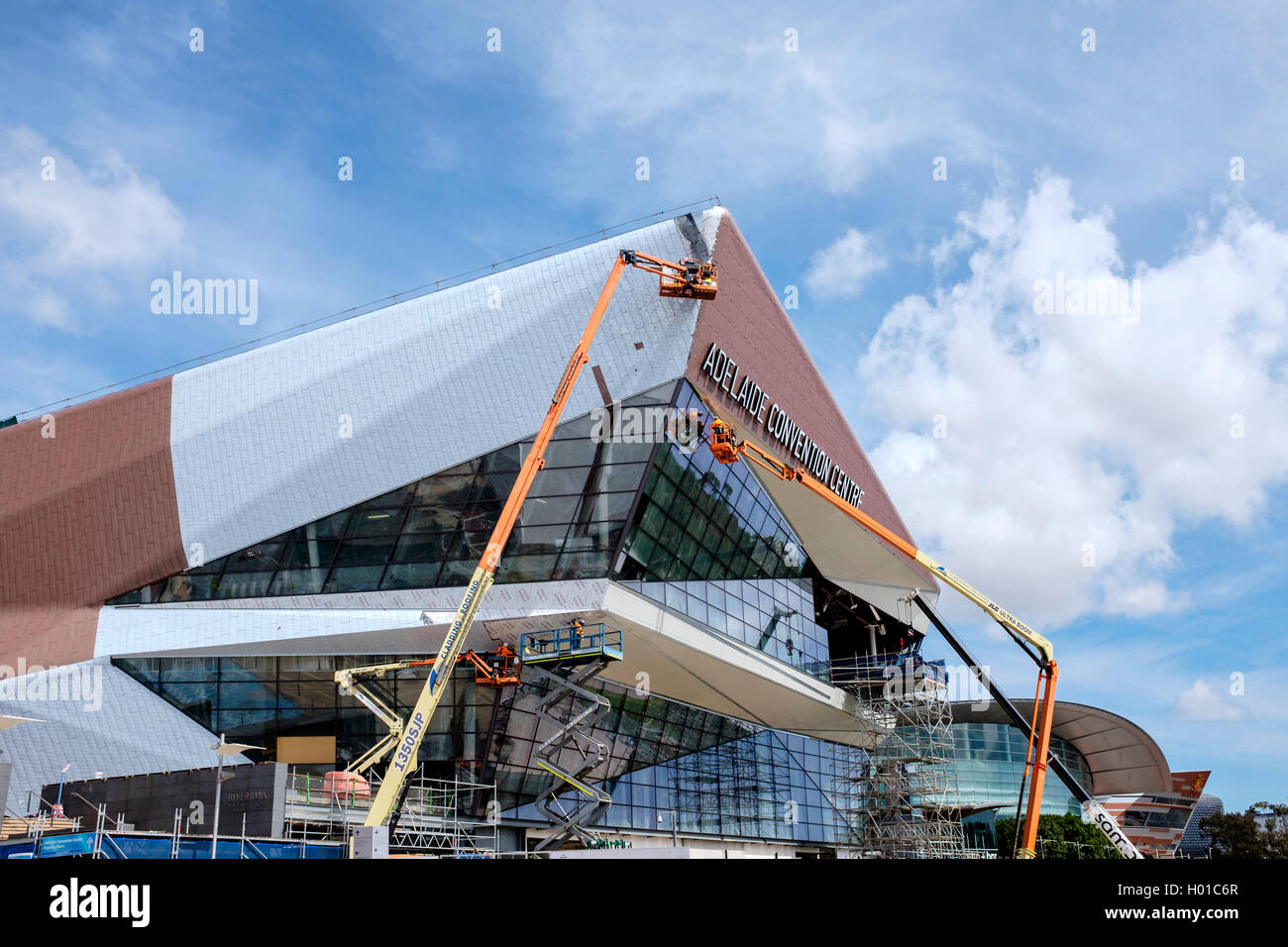 Construction nears completion on the new Adelaide Convention Centre ...