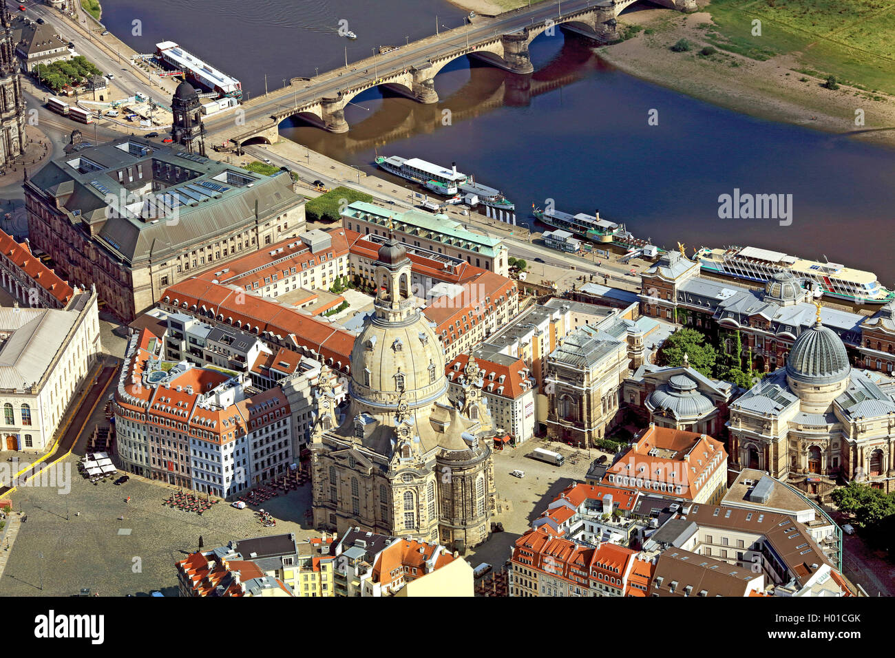 Aerial view dresden city centre hi-res stock photography and images - Alamy