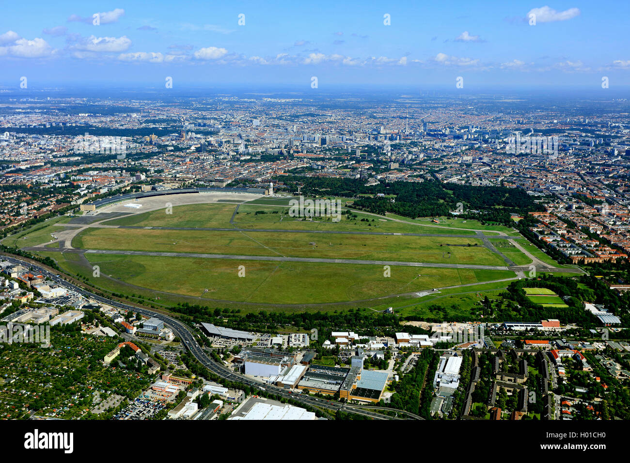 Aerial view berlin tempelhof airport hi-res stock photography and ...
