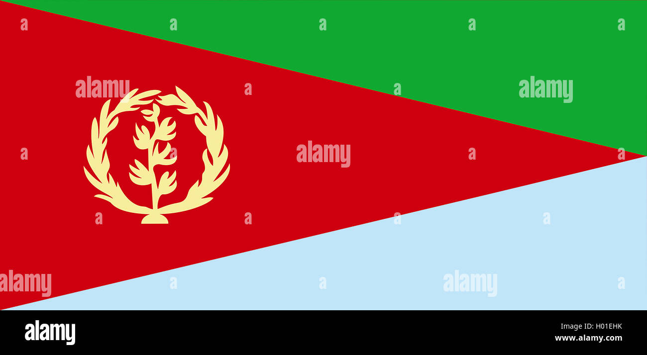 flag of Eritrea, Eritrea Stock Photo - Alamy