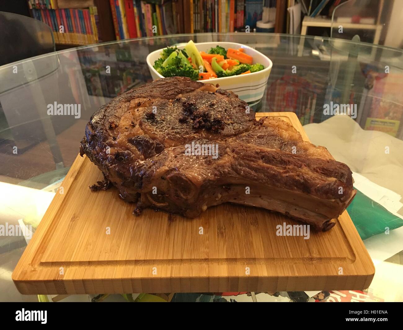 Roasted Beef Meat ready to eat Stock Photo - Alamy