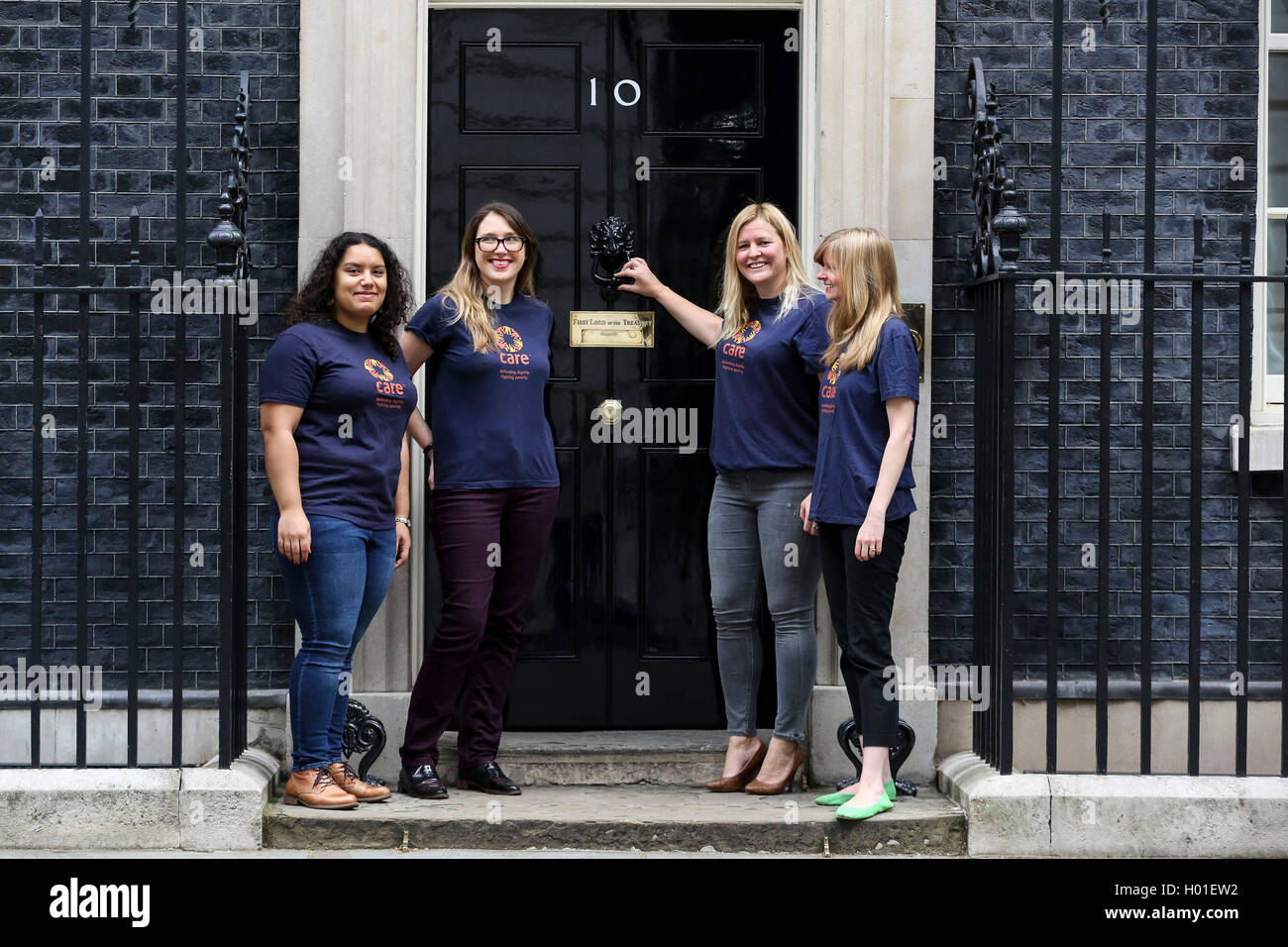 Members of CARE International (from the left) Eloise Di Gianni, Ruby ...