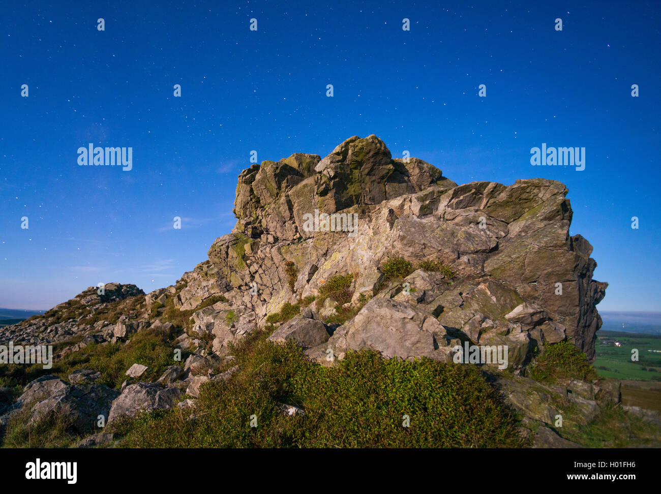 Stiperstones shropshire night hi-res stock photography and images - Alamy