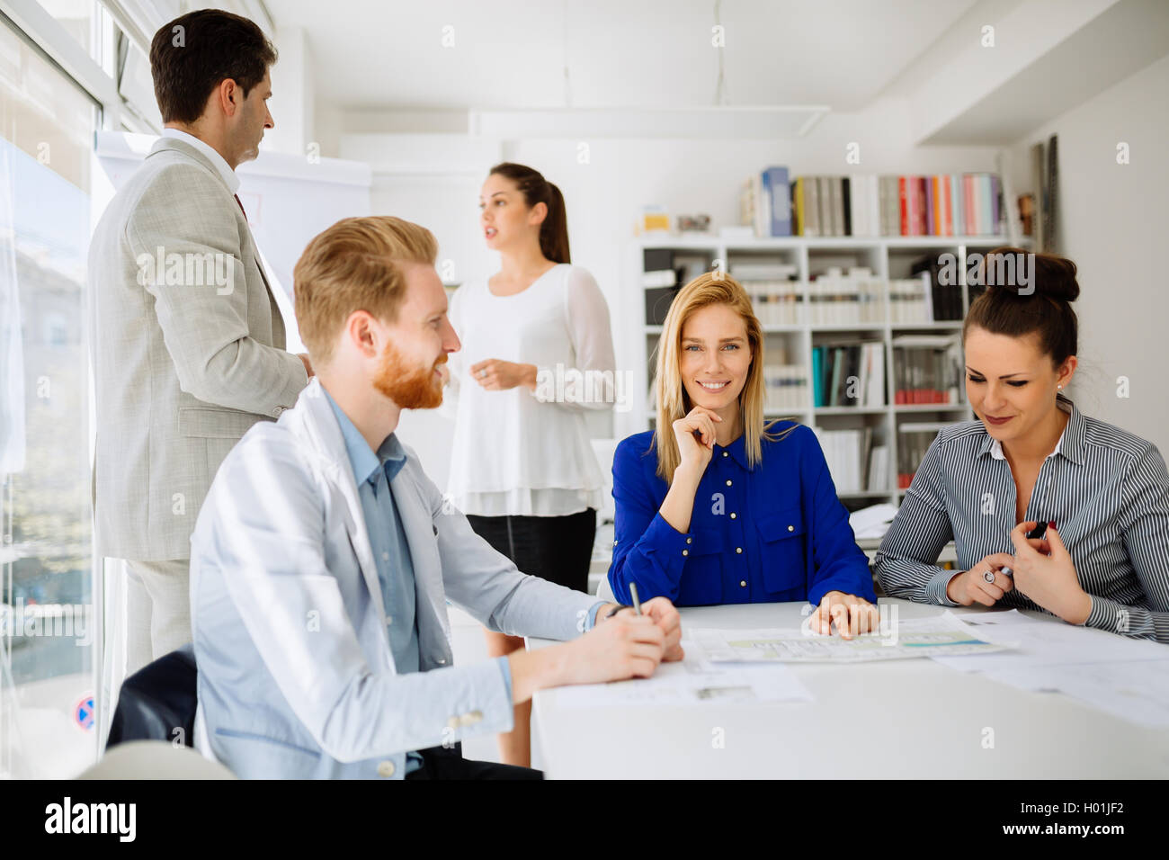 Succesful beautiful businesswoman CEO of company Stock Photo - Alamy