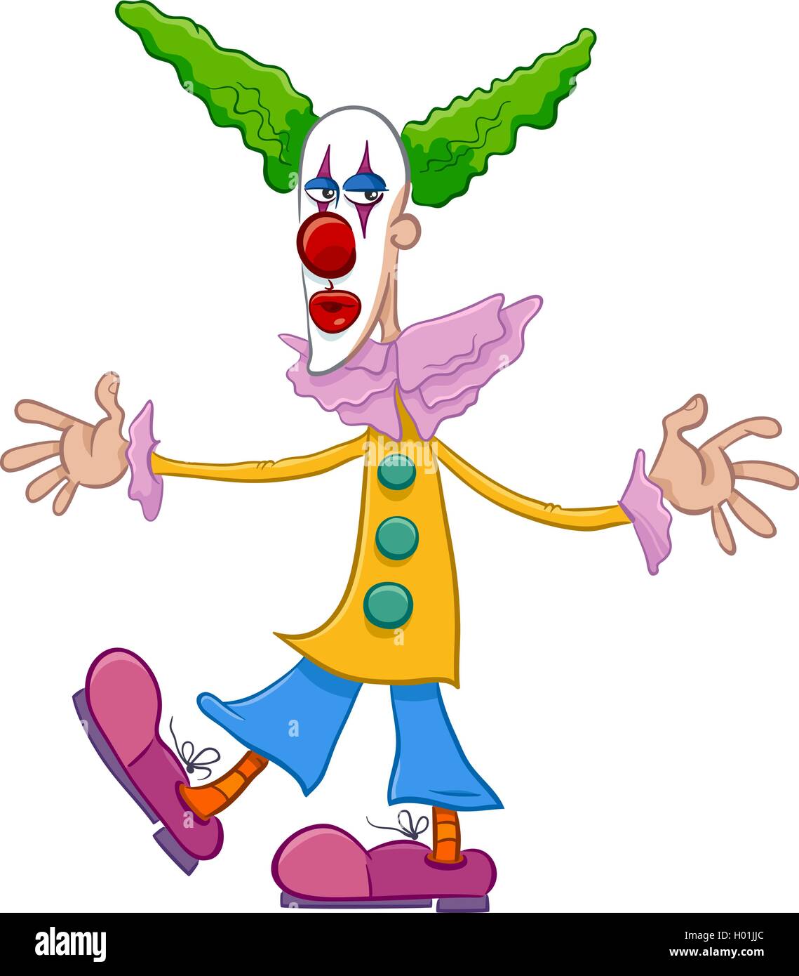 Clown cartoon hi-res stock photography and images - Alamy