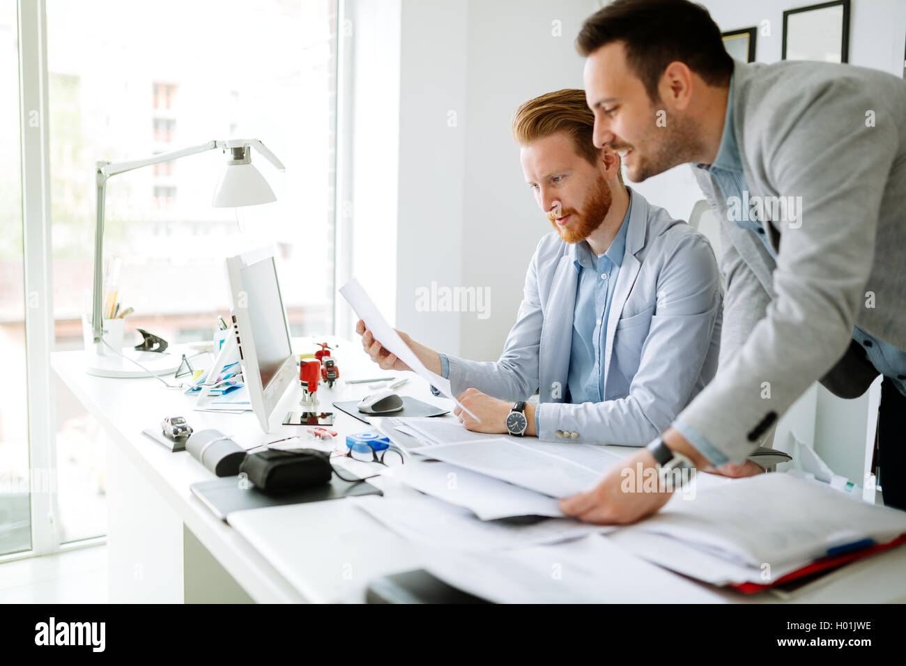 Planning manager team in startup hi-res stock photography and images ...