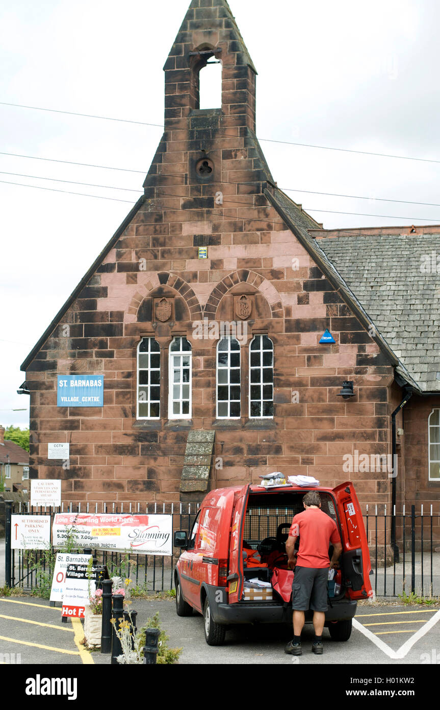 Royal mail postman village hi-res stock photography and images - Alamy