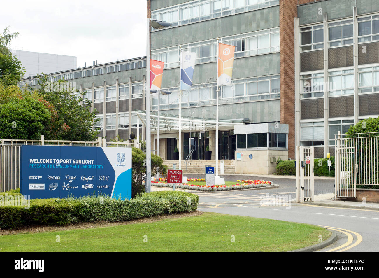 Unilever Research and Development Centre at Port Sunlight,Wirral Stock ...