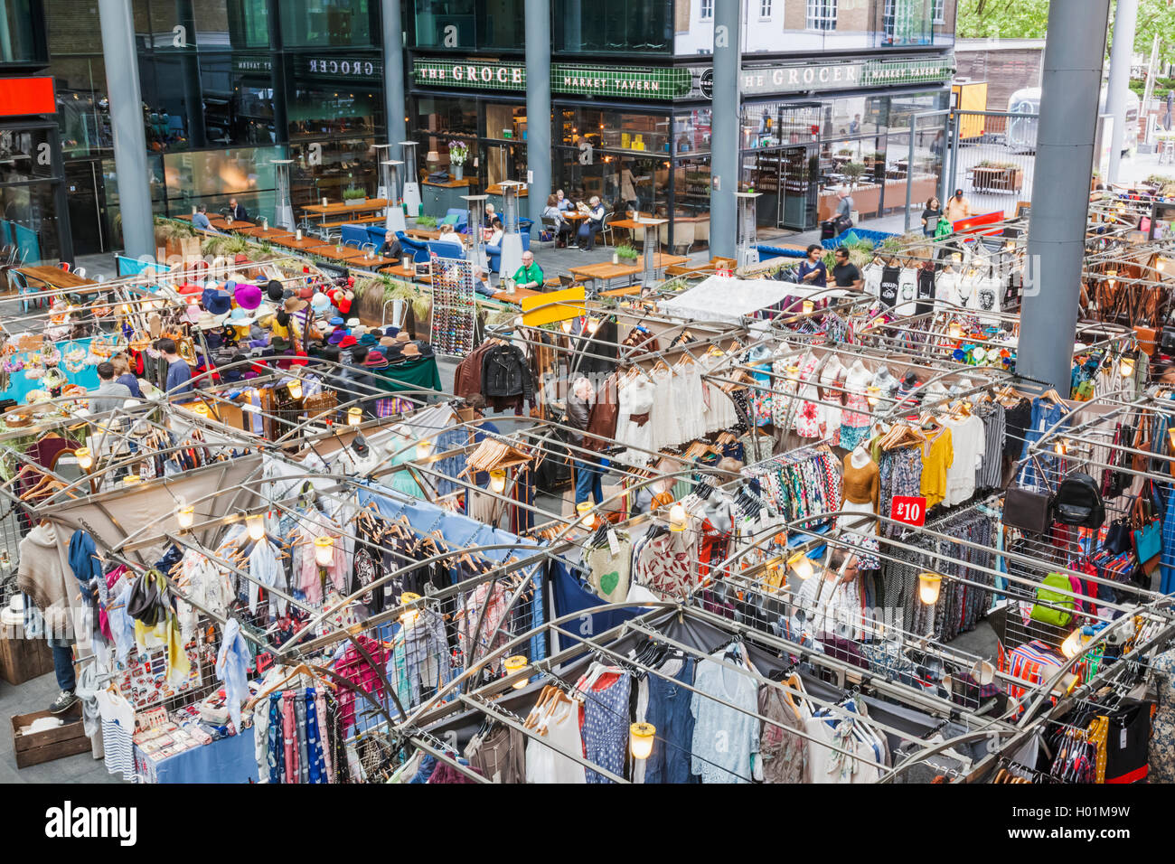 England, London, Shoreditch, Spitalfields Market Stock Photo - Alamy