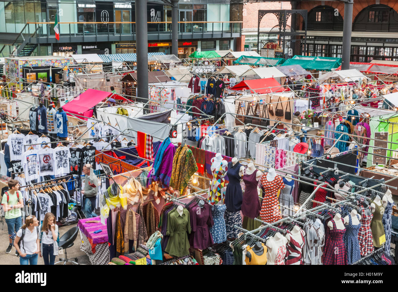 England, London, Shoreditch, Spitalfields Market Stock Photo - Alamy