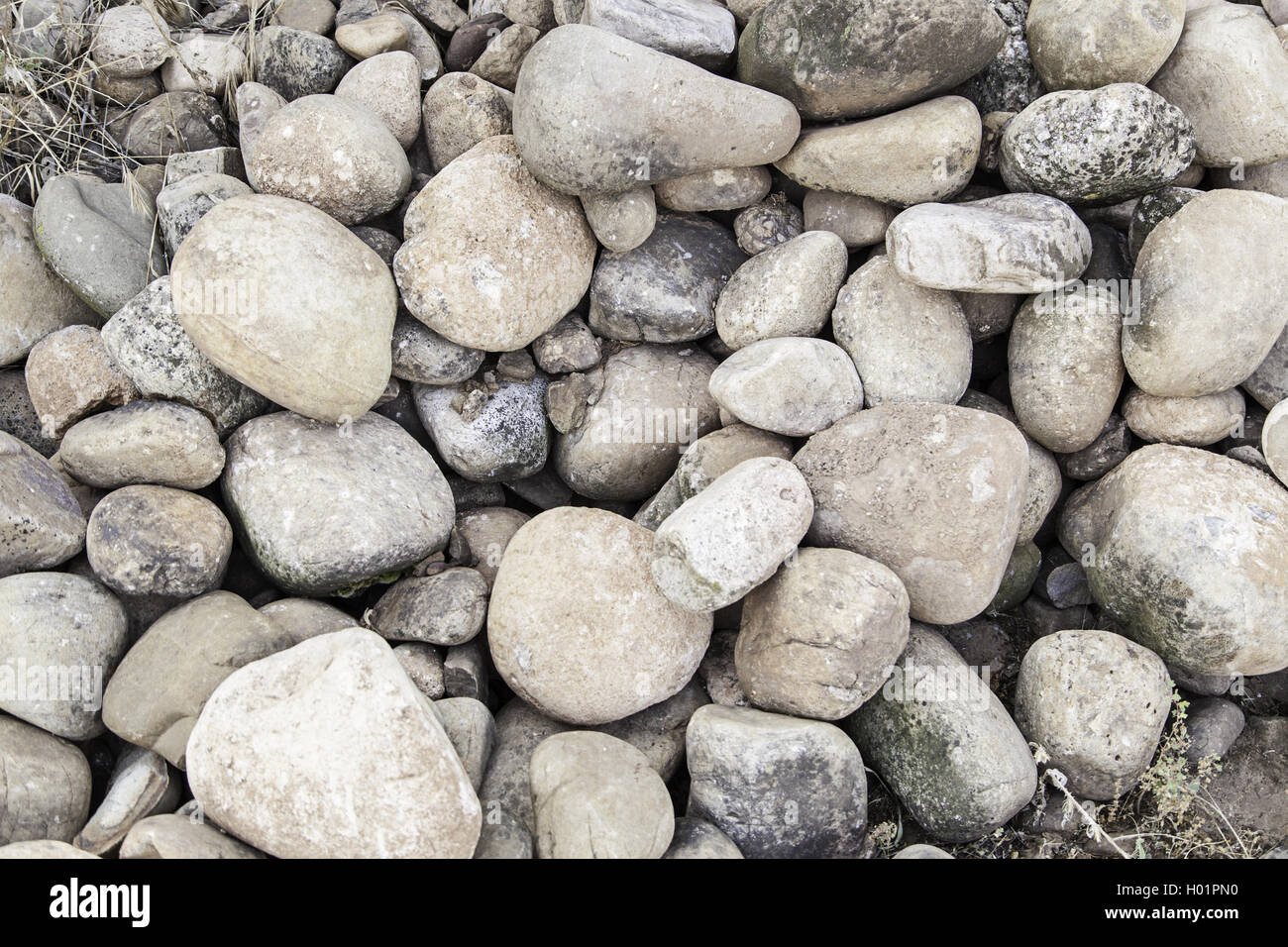 Stones on a path, detail of some stones in nature Stock Photo - Alamy