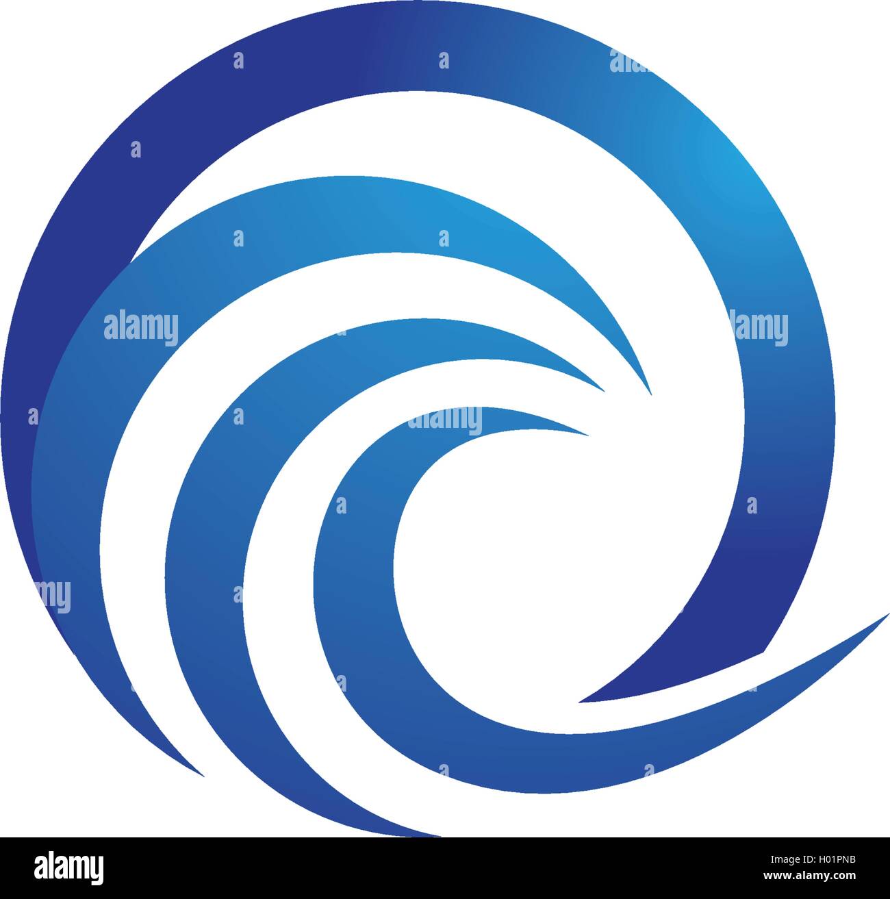 Water wave Logo Template Stock Vector Image & Art - Alamy