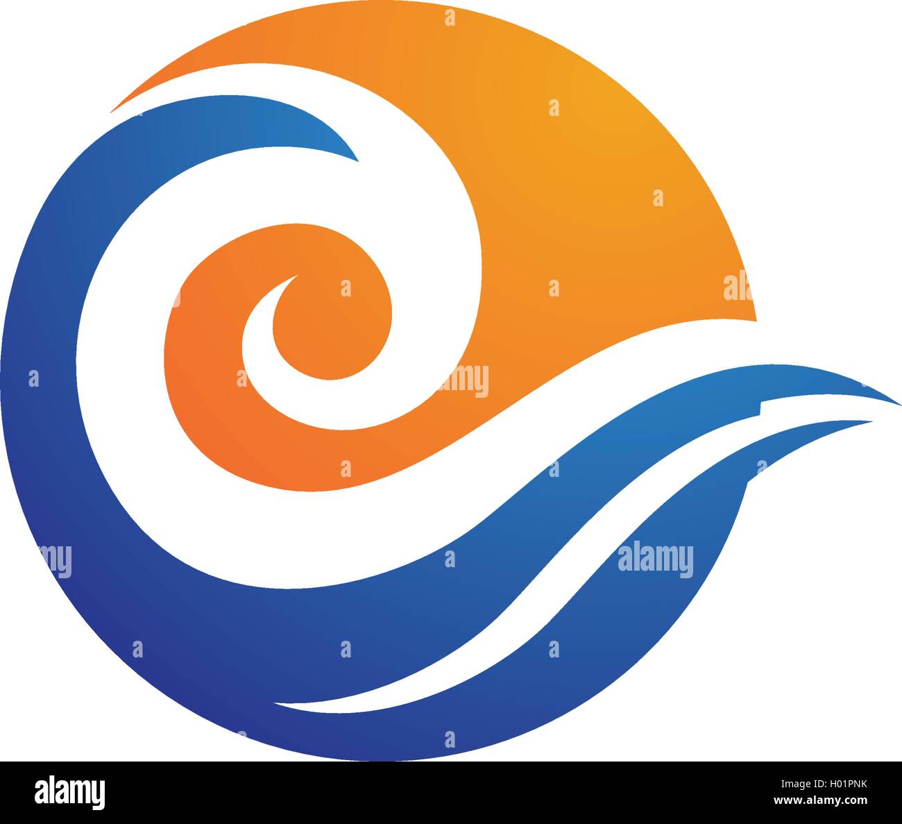 Water wave Logo Template Stock Vector Image & Art - Alamy