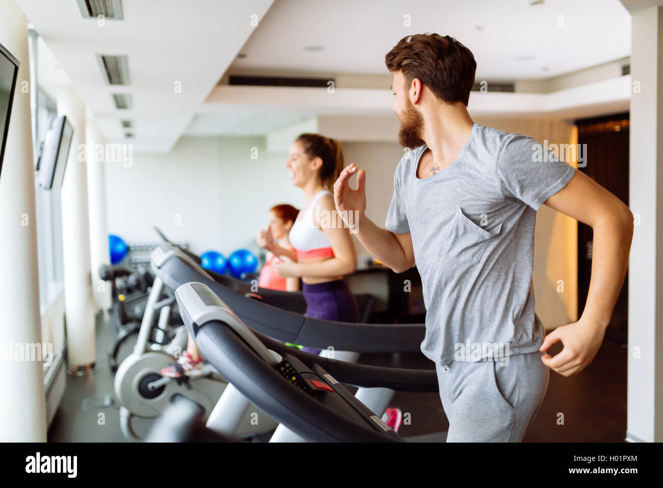 Running slim hi-res stock photography and images - Alamy