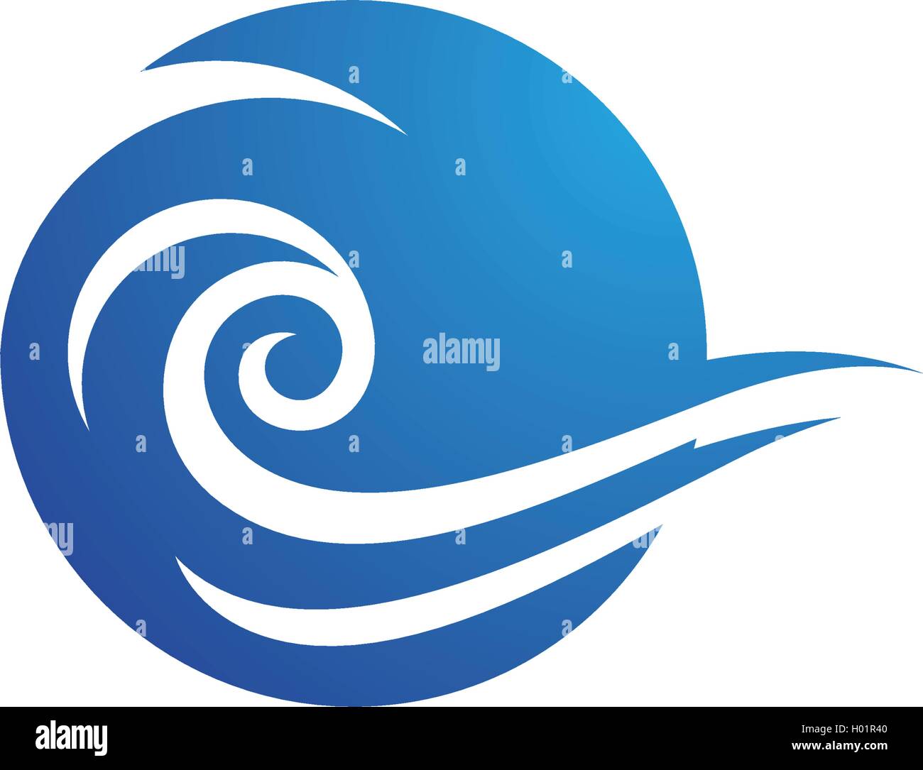 Water wave Logo Template Stock Vector Image & Art - Alamy