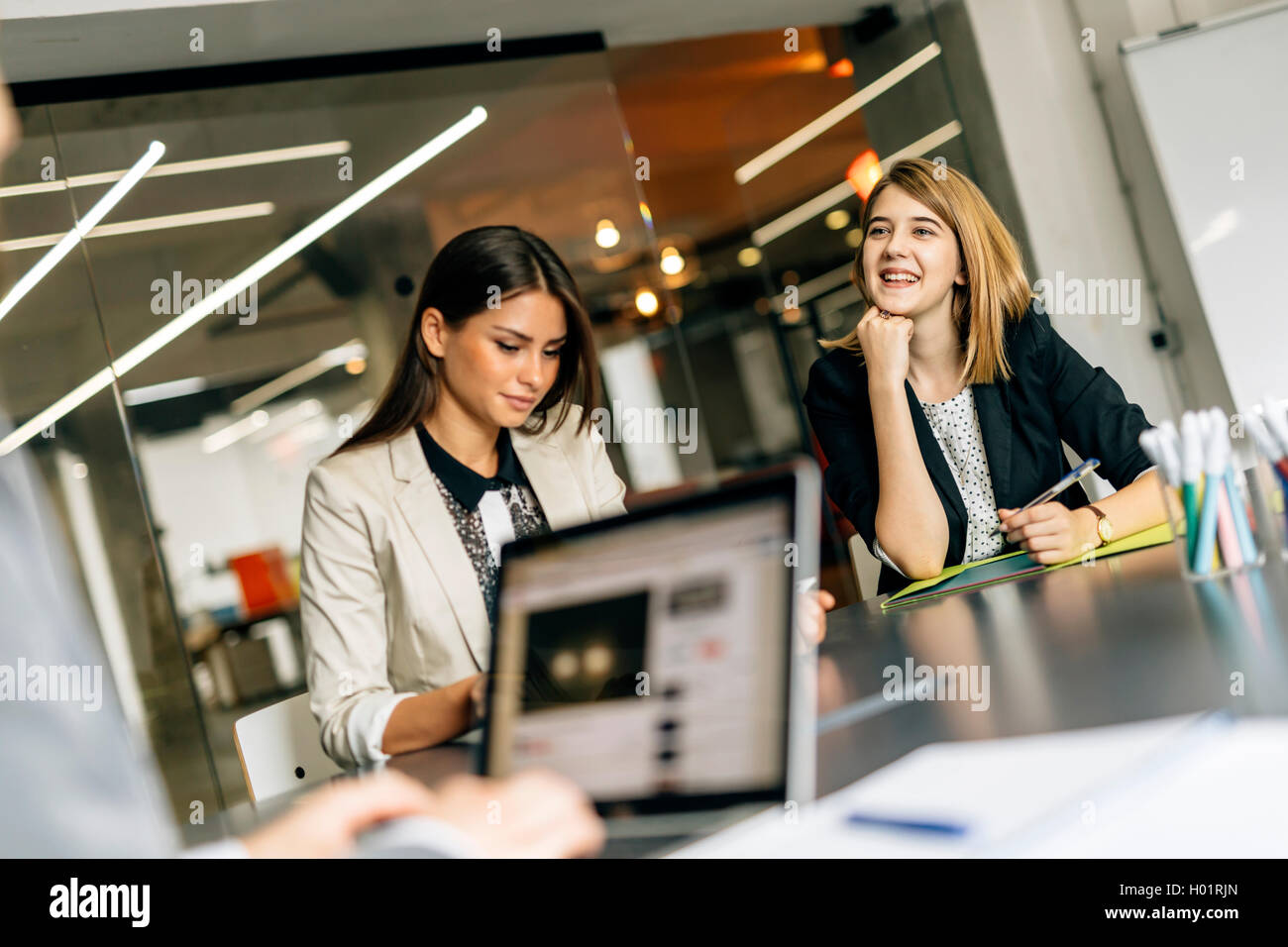 Team of architects and designer discussing future plans Stock Photo - Alamy