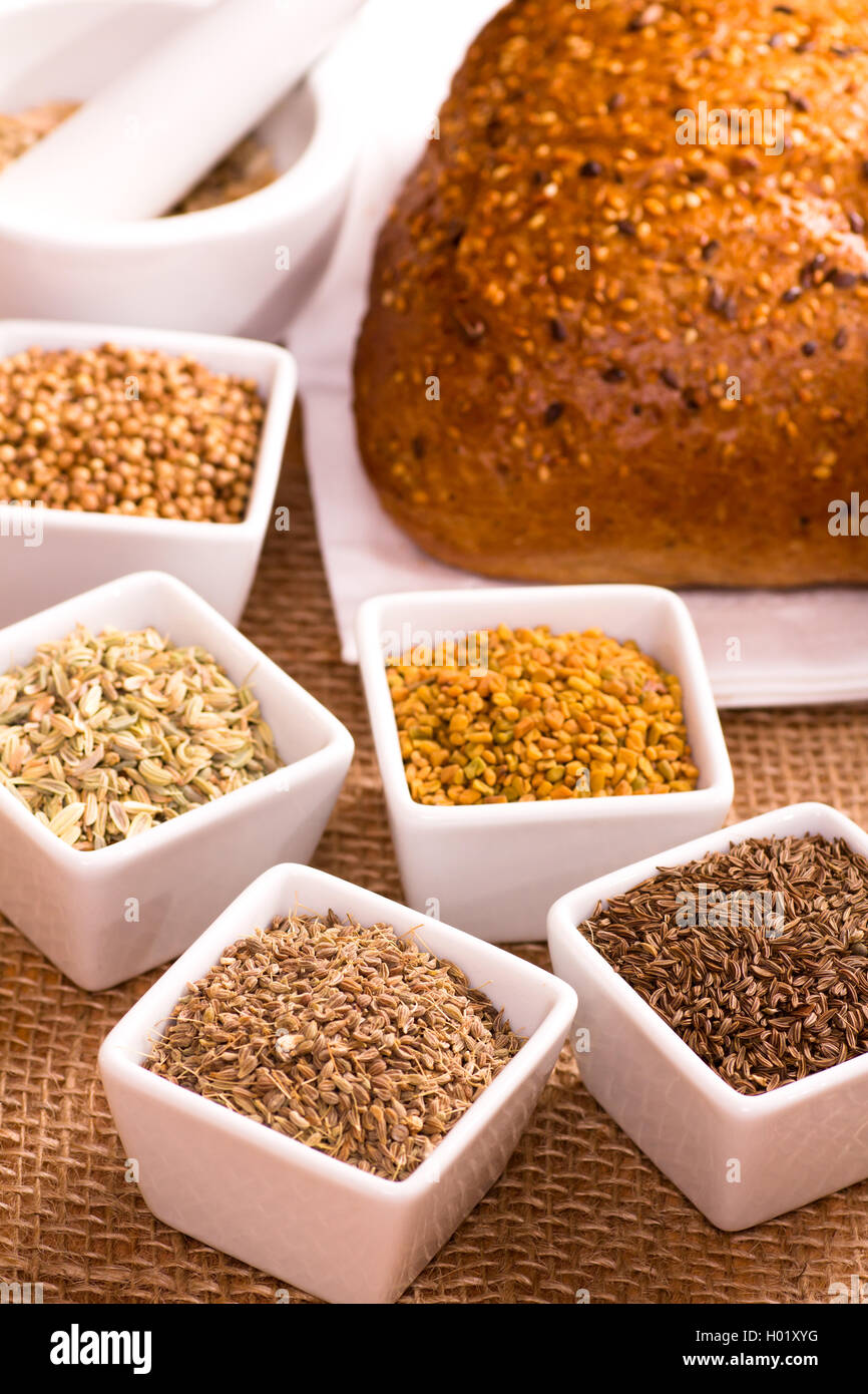 Various spices for baking Stock Photo - Alamy