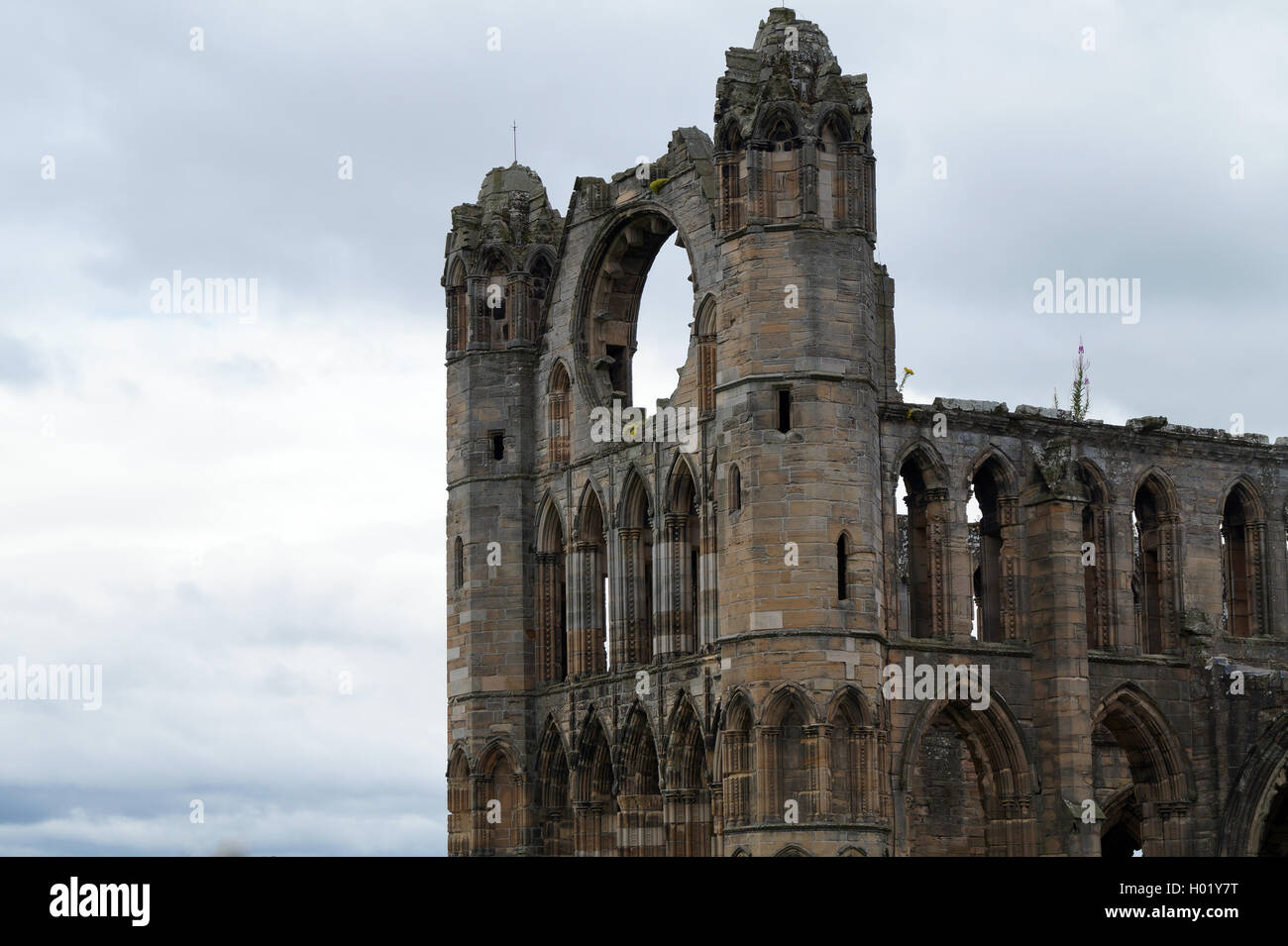 Elgin Cathedral South View Stock Photo - Alamy