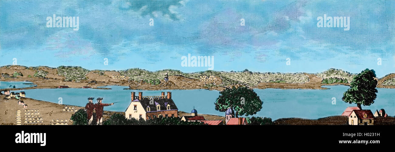 American Revolutionary War (1775-1783). The Siege of Boston (1775-1776 ...