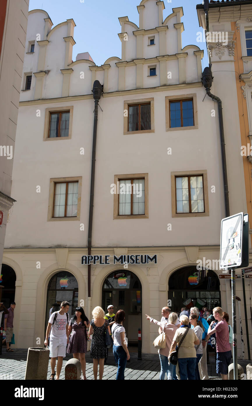 Apple Museum in Prague Czech Republic Stock Photo - Alamy