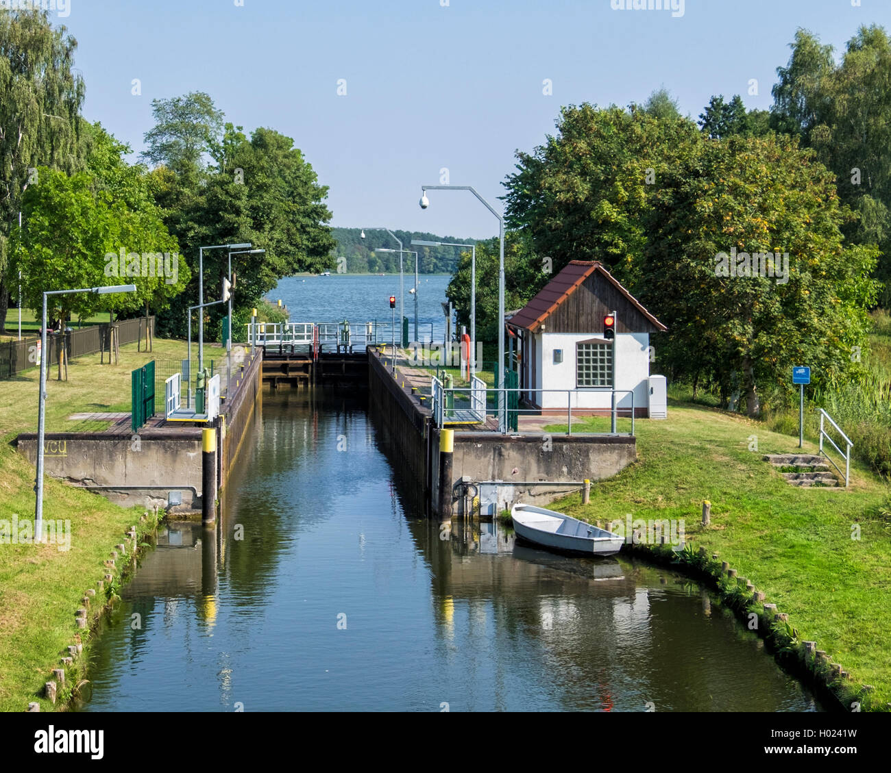 Connection of two lakes hi-res stock photography and images - Alamy