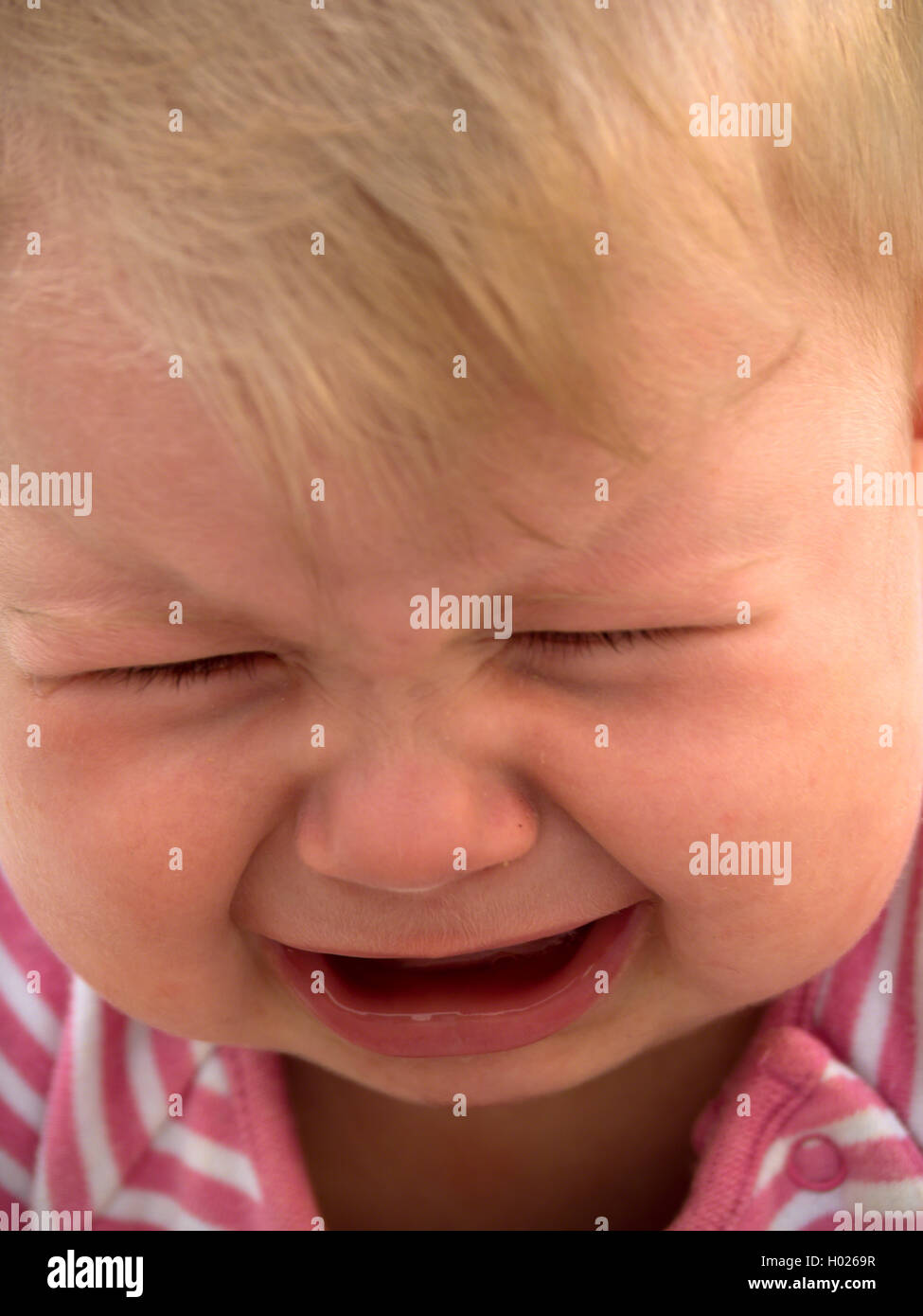 weeping baby, portrait, Austria Stock Photo - Alamy