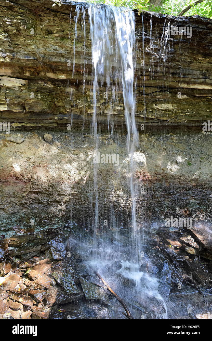 Waterfall in the Park Stock Photo - Alamy