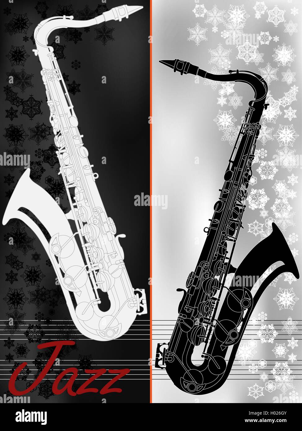 Jazz music festival, poster background template Stock Vector Image ...