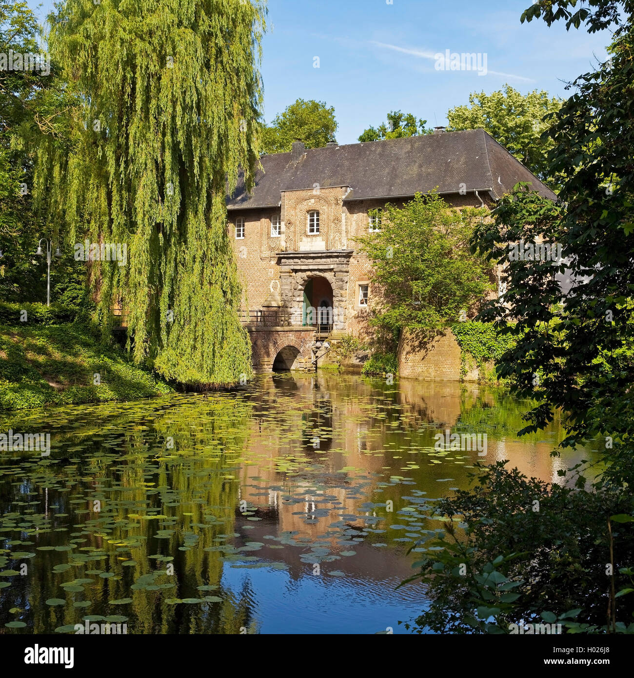 gatehouse Castle Rheydt, Germany, North Rhine-Westphalia, Lower Rhine ...