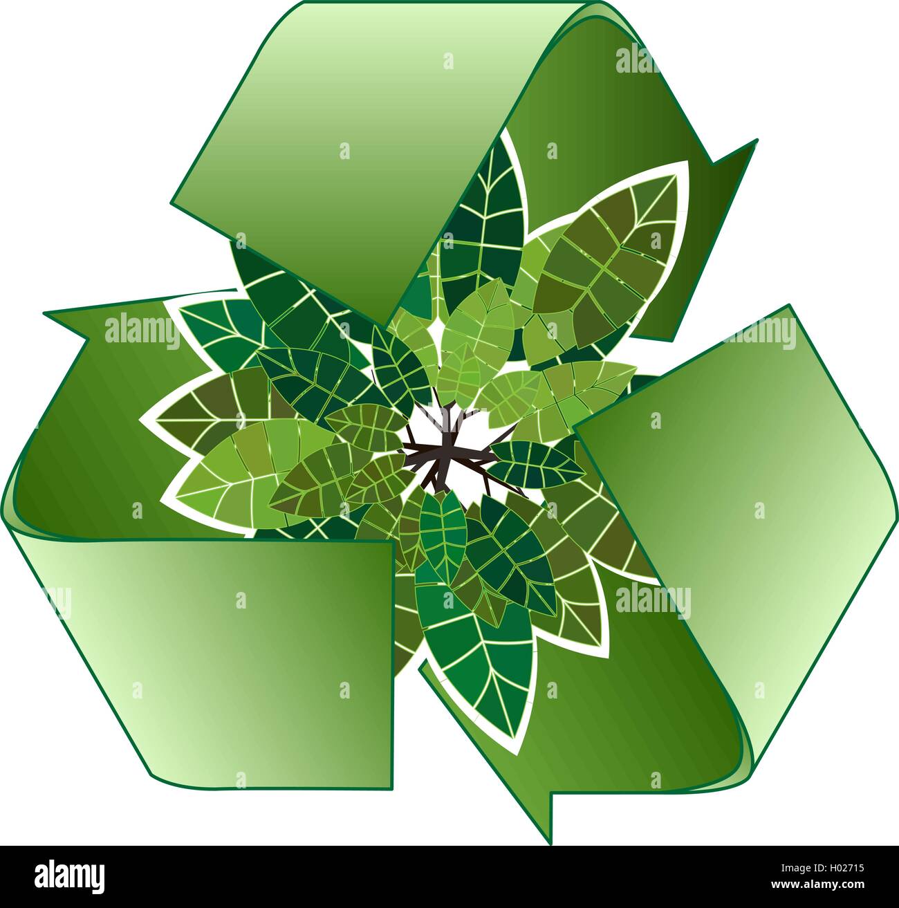 Save forest ecology green recycle sign Stock Vector Image & Art - Alamy