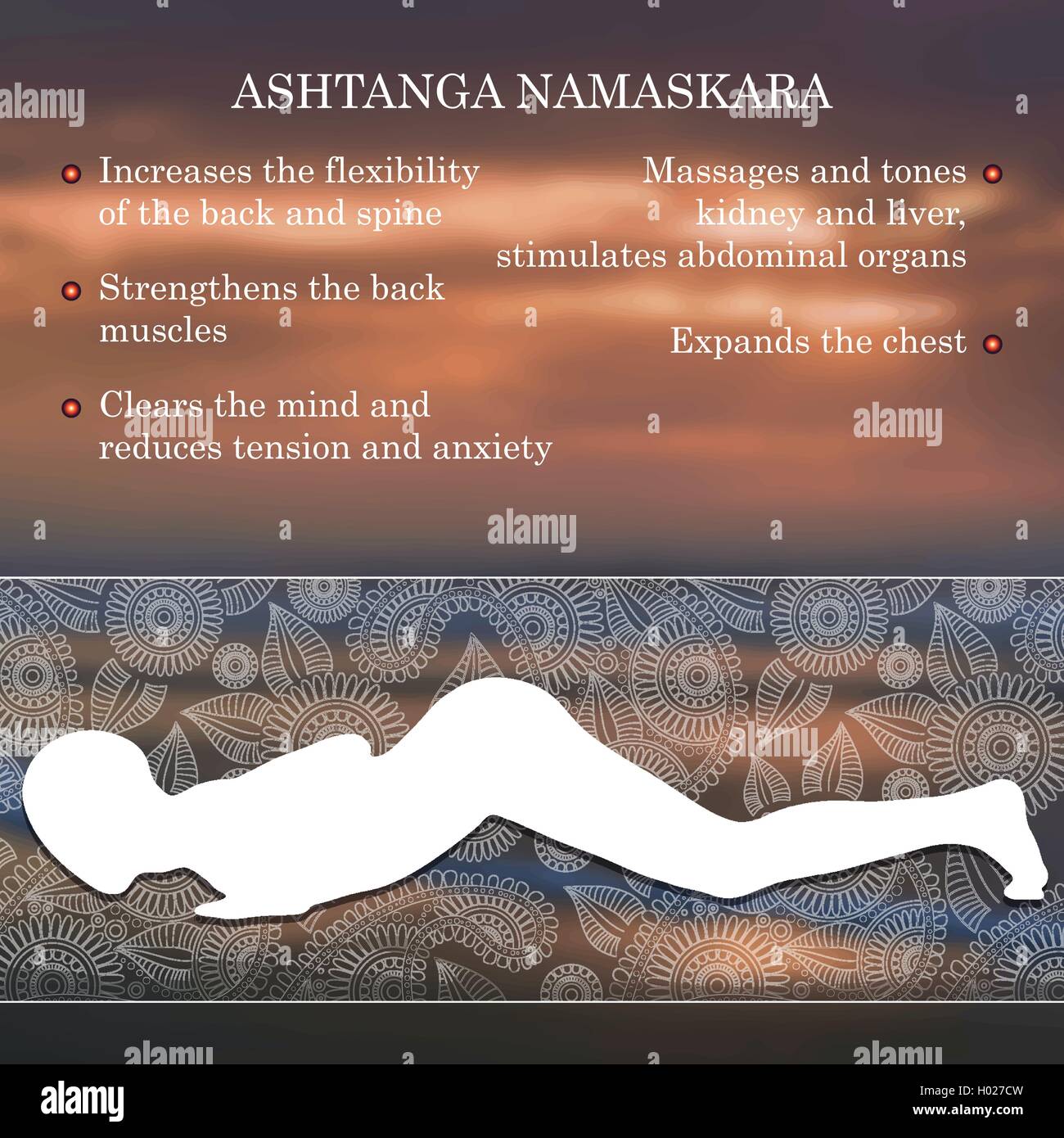 Yoga pose infographics, benefits of practice Stock Vector Image & Art ...