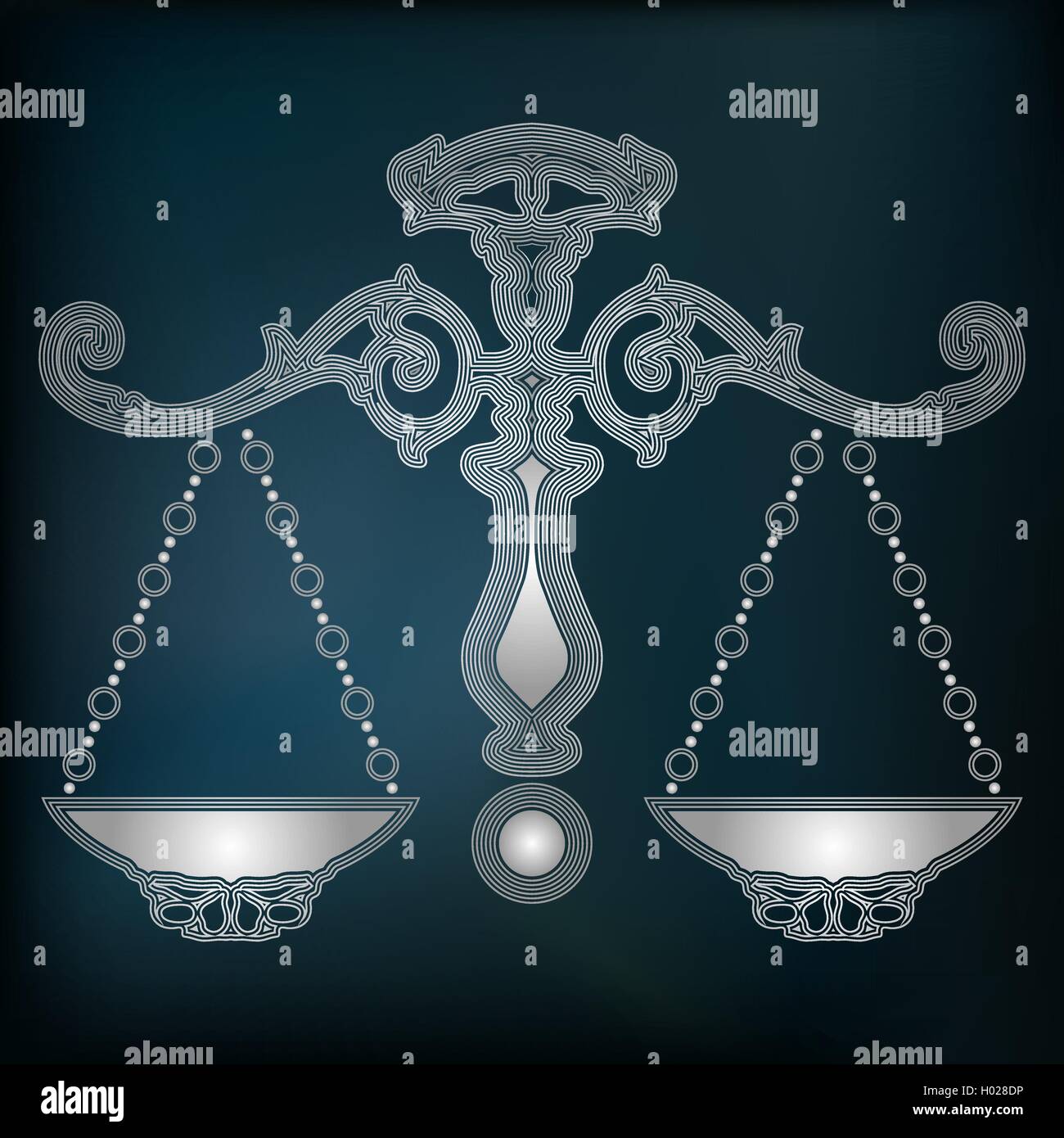 Astrology star sign scales balance hi-res stock photography and images ...