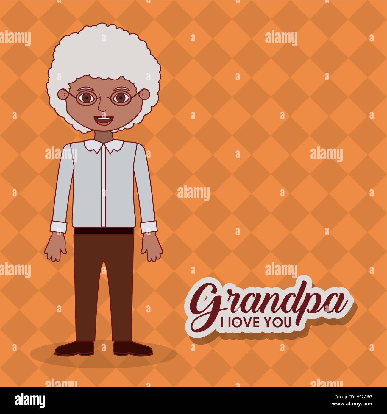 Grandfather grandpa cartoon design Stock Vector Image & Art - Alamy