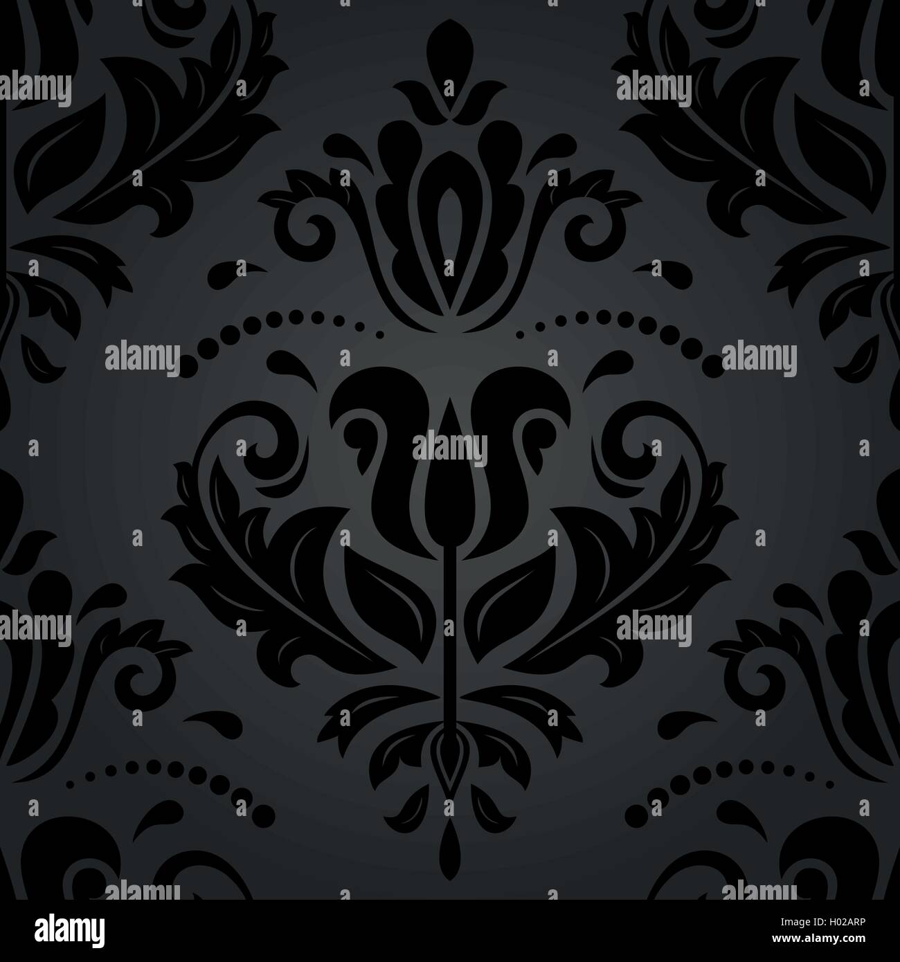 Seamless Vector Baroque Pattern Stock Vector Image & Art - Alamy