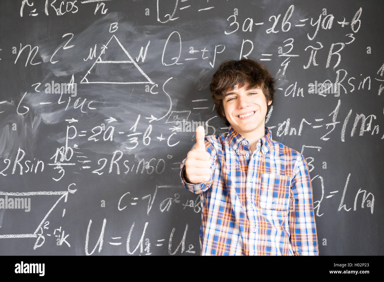 Boy board algebra hi-res stock photography and images - Alamy