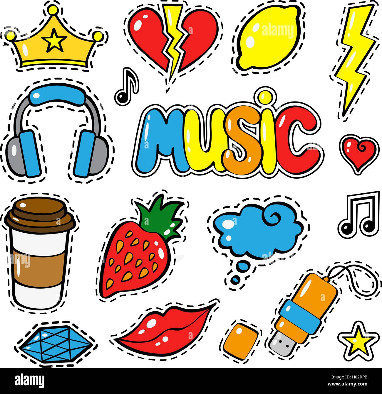 Applique fashion Stock Vector Images - Alamy