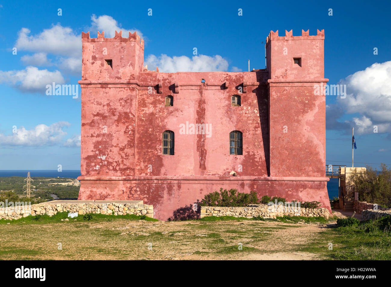 Saint Agatha's Tower also known as The Red tower. It was one of the ...