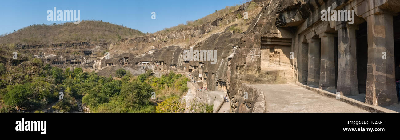 Ajanta caves hi-res stock photography and images - Alamy